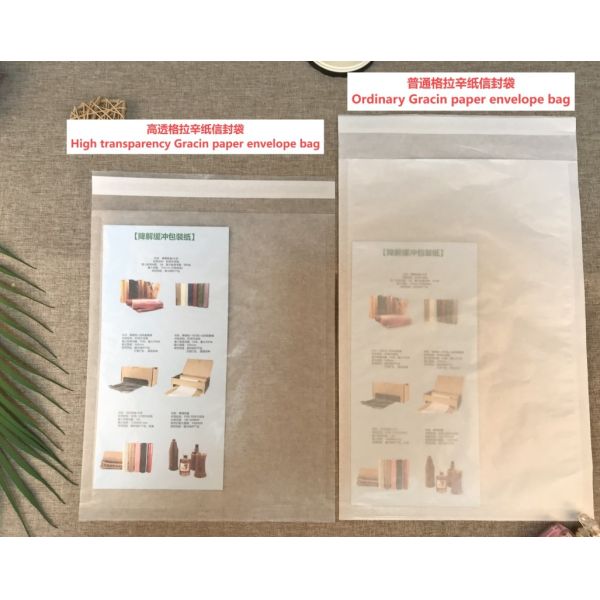 Quality 26g - 60g Gracin Paper Envelope Bag printable Kraft Recycled Envelopes for sale