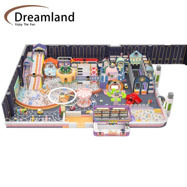 Quality Attractive Indoor Soft Play Equipment Naughty Castle Paradise CE Certificated for sale