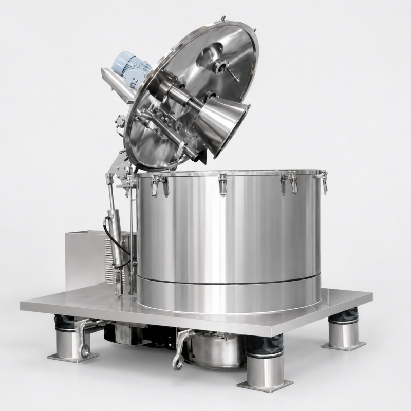 Quality Fine Chemical Crystal Dewatering Top Discharge Centrifuge for sale