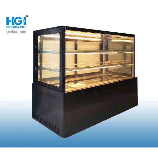 Quality HGI 460L 580W Refrigerated Cake Display Showcase Fan Cooling for sale