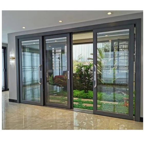 Quality SKATE Double Glazed Aluminium Alloy Sliding Door with 35dB Sound Insulation Coefficient for sale