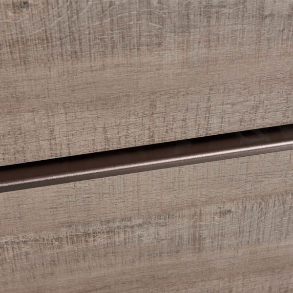 Quality E1 Sliding Door Wardrobes Dark Walnut Walk In Closet Cabinet Design for sale