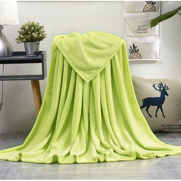 Quality Anti-Static Super Soft MINI SIZE Microfiber Flannel Fleece Throw Blanket for for sale