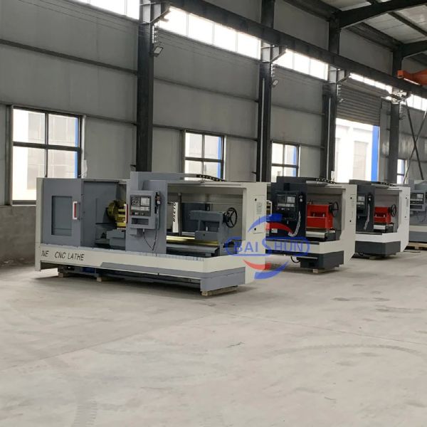 Quality Heavy Duty CNC Flat Bed Lathe Machine 1000mm Workpiece for sale