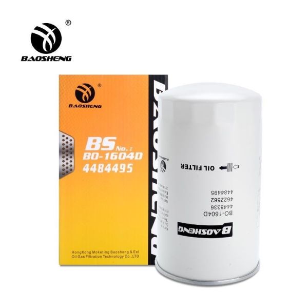 Quality High Temperature Resistant Large Capacity Excavator Oil Filter 4448336 4484495 For HITACHI 210mm Engine Protection for sale