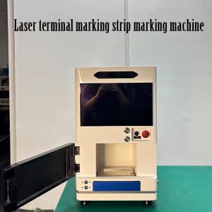 Quality Laser Marking Machine laser metal marking machine Terminal Strip White Strip for sale