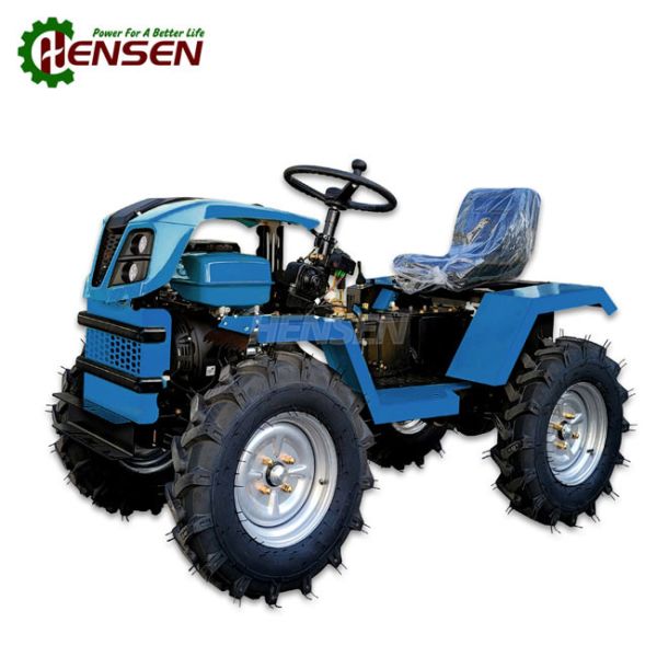 Quality 18HP Gasoline Powered Tractor Disc Brake Mini Traktor 4x4 Single Cylinder for sale