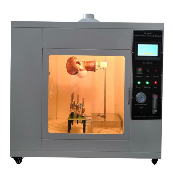 Quality ASTMF2100-19 Fire Testing Machine Mask Fame Retardant Tester 16CFR Part1610 for sale