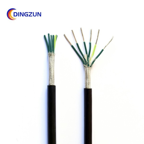Quality 6 Cores FEP Insulated Shielded Silicone Cable for sale