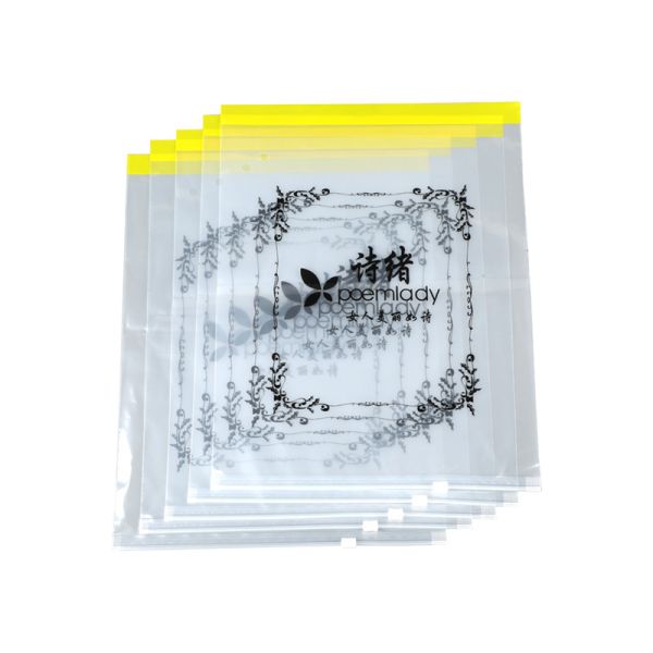 Quality 80 Micron 90 Micron Self Adhesive Clear Bags 0.1mm for sale