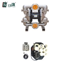 Quality 3in Polypropylene Diaphragm Pump Stainless Steel 270gpm 120psi for sale