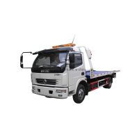 Quality Dongfeng Flatbed Wrecker Small Tow Truck with 110 Kw Engine Power 7500X2300X2500 for sale