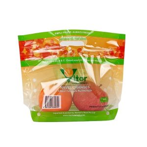 Quality Custom Printed Logo Frozen Food Anti fogging Fresh Plastic Zipper Fruits for sale