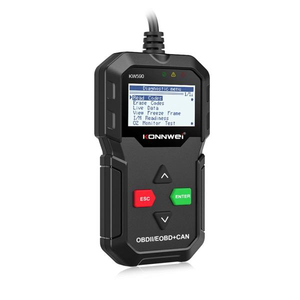 Quality 2.4 Inch OBDII Car Diagnostic Scanner KONNWEI KW590 for sale