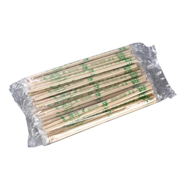 Quality 9" Disposable Round Bamboo Chopsticks with OPP Packing for sale