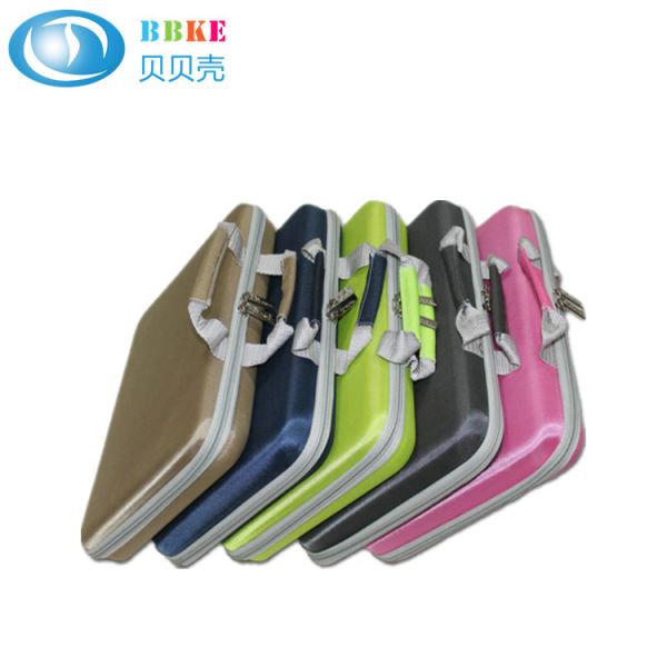 Quality Shock Proof Hard Shell Eva Computer Laptop Sleeve Case Bag Webbing Handle for sale