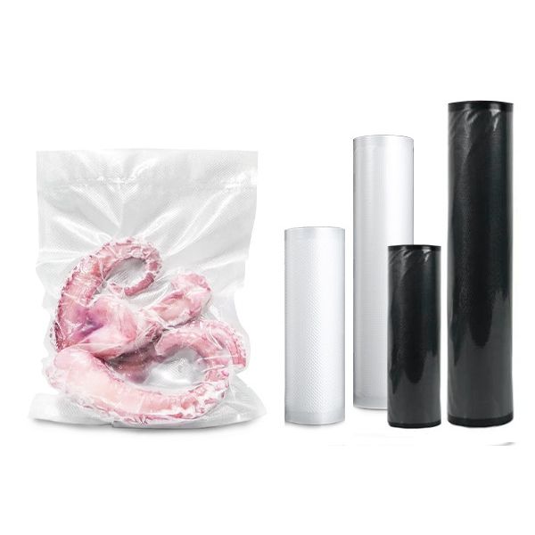 Quality Heavy Duty 5mil Clear Black Vacuum Sealer Rolls for sale