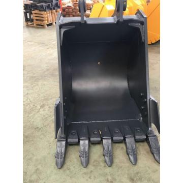 JCB JS130 Excavator Rock Bucket With Bucket Teeth And Pins Adapter Side Cutters