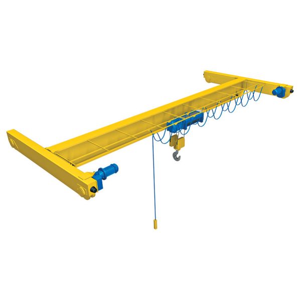 Quality 16 tons 18 meters Single Girder Overhead Crane 220V European Type for sale