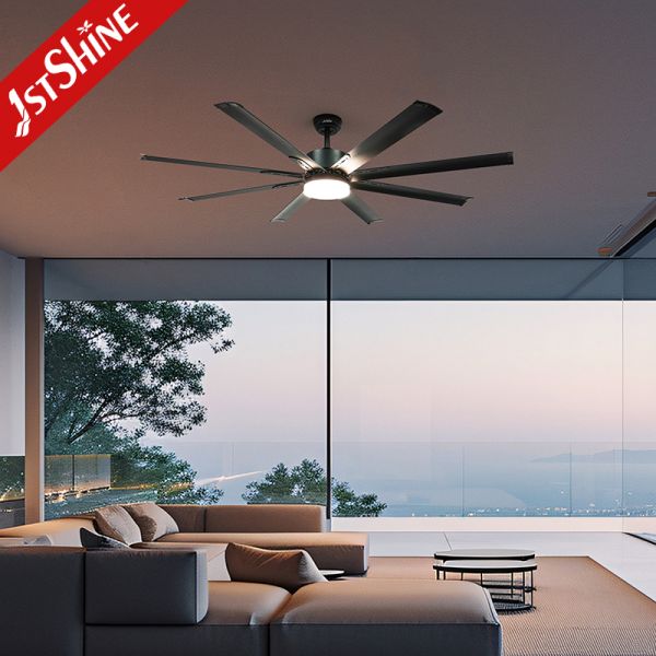 Quality 64" Industrial Ceiling Fan With LED Light And Remote Control for sale