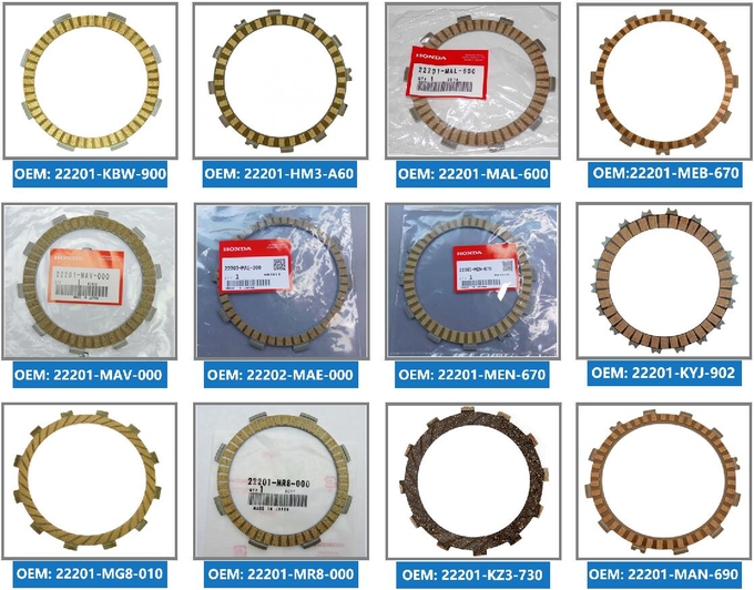 OEM Rubber Cork Material FCC Clutch Friction Plate for Hero Splendor 22201-GF6-000 1