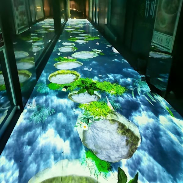 Quality Hotel Interactive Projection Game 3200 Lumens Holographic Floor Projection for sale