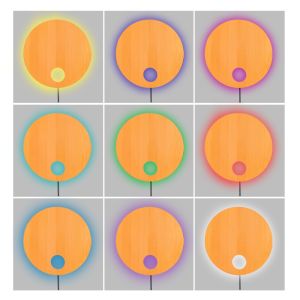 Quality 2025 Hot Selling Multiple Brilliant RGB Lighting Colors Desktop Lamp for Party for sale