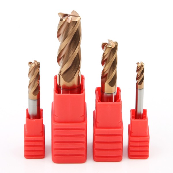 Quality AlTiSiN Coating Cnc End Mill Deep Groove Corner Radius Cutter End Mill for sale