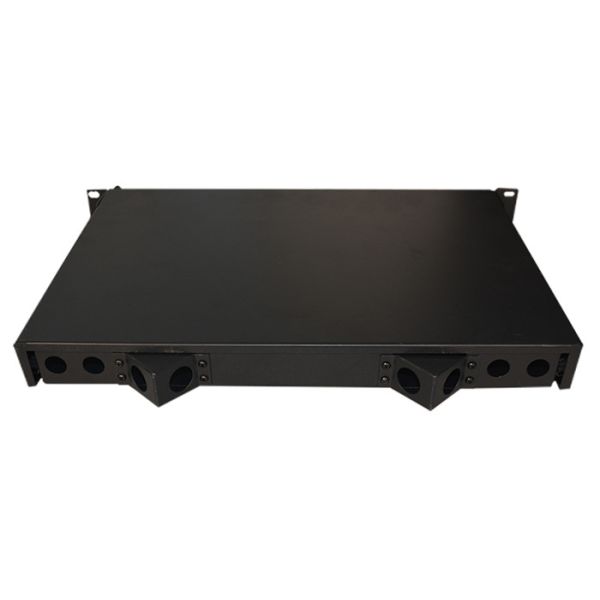 Quality Rack Mounted 1U Fiber Patch Panel With 48 Cores LC Pigtail Single Mode Type for sale