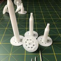Quality Customizable White Spiral Shank Insulation Anchor For Securely Attaching Boards for sale