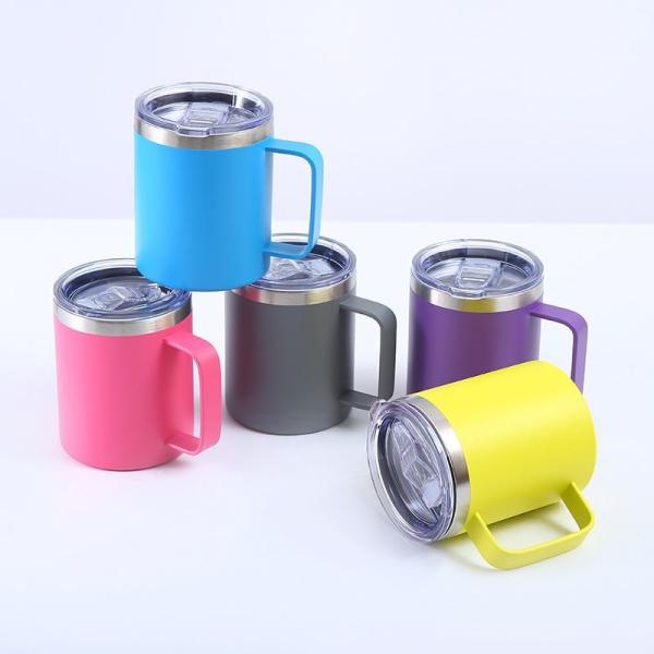 Quality Sleek Design Custom Logo 304 Stainless Steel Insulated Metal Drinking Cups for sale