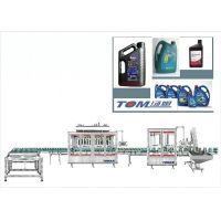 Quality 3000 Bottles / Hour Lubricant Filling Line 1L-5L SUS 304 for sale