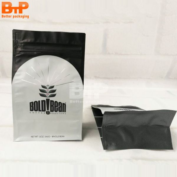 Quality Customization 350g 500g 1kg Coffee Bag Printed Plastic Packaging Bag for Coffee Beans Flat Bottom Mylar Other Packaging Pouch for sale