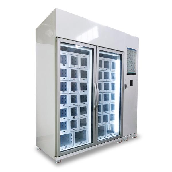 Quality Oyster Vending Machine With Cooling System and Lockers 24V Electric Heating for sale