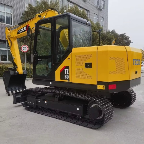 Quality Most Popular Tzco80 Excavator Mini 8 Ton Tzco Chinese Brand Digger for Sale for sale