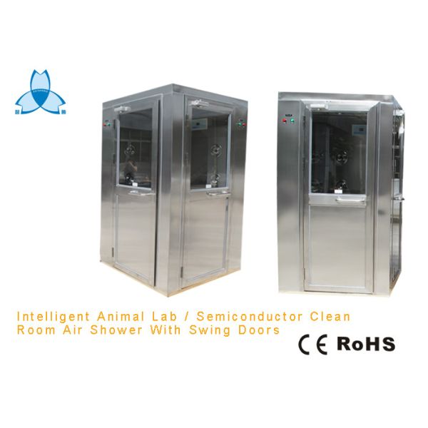 Quality GMP Pharmaceutical Stainless Steel Air Shower Room With Three Side Blowing AC380V for sale
