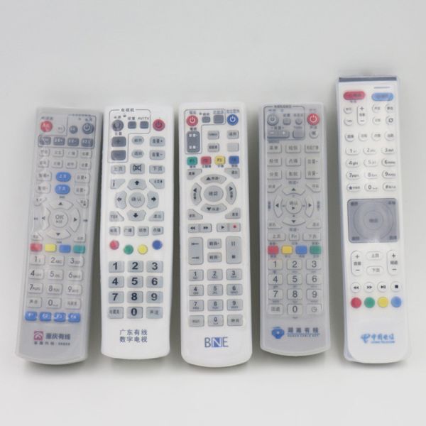 Quality Various Style Clear TV Remote Air Conditioner Remote Controller Silicone for sale