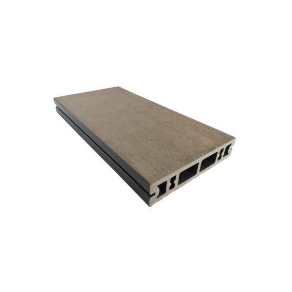Quality Grooves SGS Recycled 145*30mm WPC Hollow Decking for sale