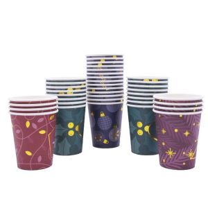 Quality Customized Insulated Disposable Coffee Cups 8 Oz Paper Coffee Cups For Party for sale