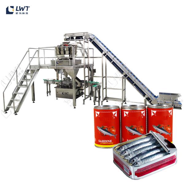 Quality Sardine Canning Multi Head Scale Automated Multihead Weigher Filling Packing for sale