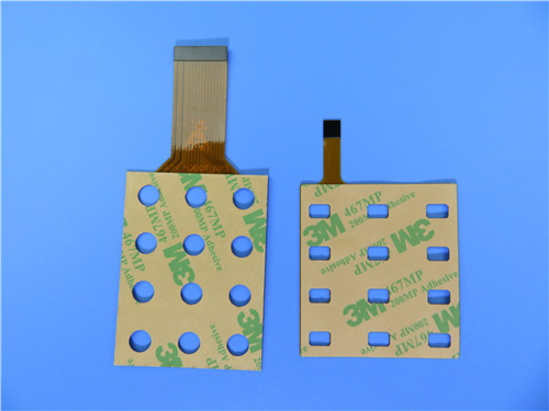 Quality FPC PCBA Fabrication Flex PCB Board With 3M Tape and Stainless Steel Stiffener for sale