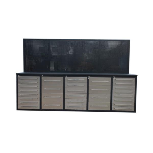 Quality Steel Metal Tool Cabinet Italy Style Stainless Steel Workbench Mat Custom Black Mat for Store for sale