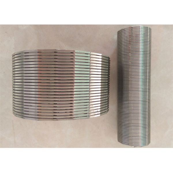 Quality Vee-Shaped Wrapped Wire Johnson Wedge Wire Screens For Water Supply Systems for sale