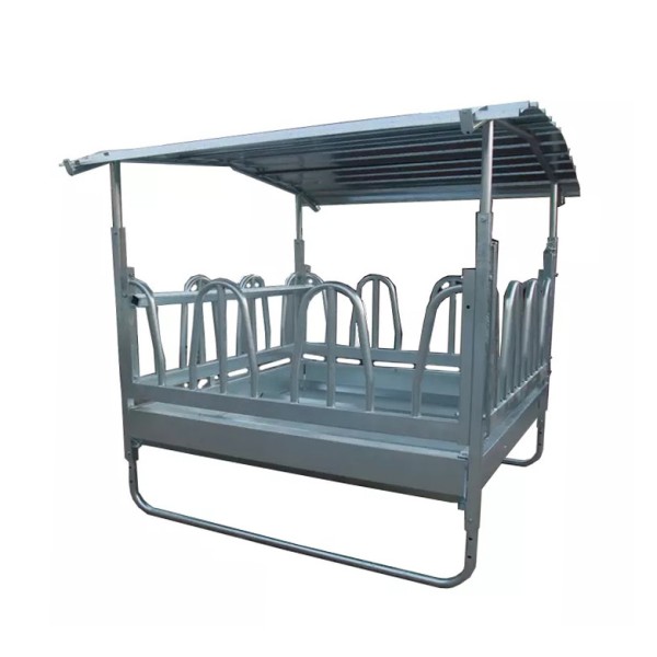 Quality Cattle Feeding Galvanized Livestock Fencing Hay Feeder Powder Coated for sale