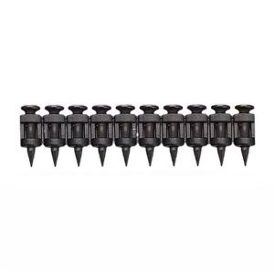 Quality Collated Strip Nails 16MM Black Finish Concrete Drive Pins for Strong Penetratio for sale