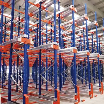 Quality Radio Shuttle Racking Warehouse Storage Racking Pallet Runner Rack Shuttle for sale