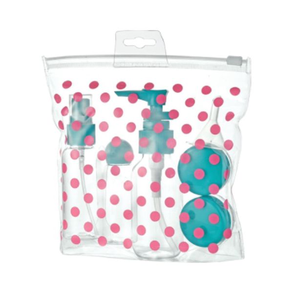 Quality Industrial 80ml Portable 3pcs Shampoo Lotion Travel Size Bottles for Cosmetic Packaging for sale