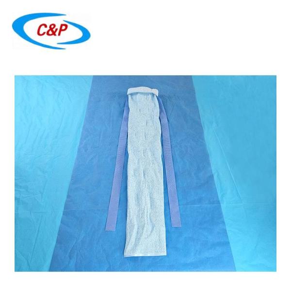 Quality Stretchable Disposable Medical Supplies Bilaminate Stockinette With Pulling Ties for sale