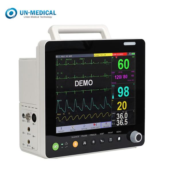 Quality First Aid SPO2 NIBP ECG Multi Parameter Patient Monitor With Accessories Box for sale