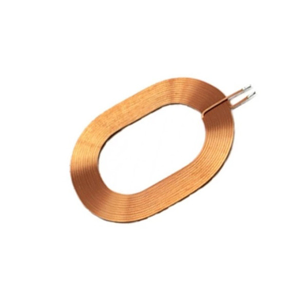 Quality 16uH Round Wireless Power Transfer Coil 100kHZ , RoHS Inductive Charging Coil for sale
